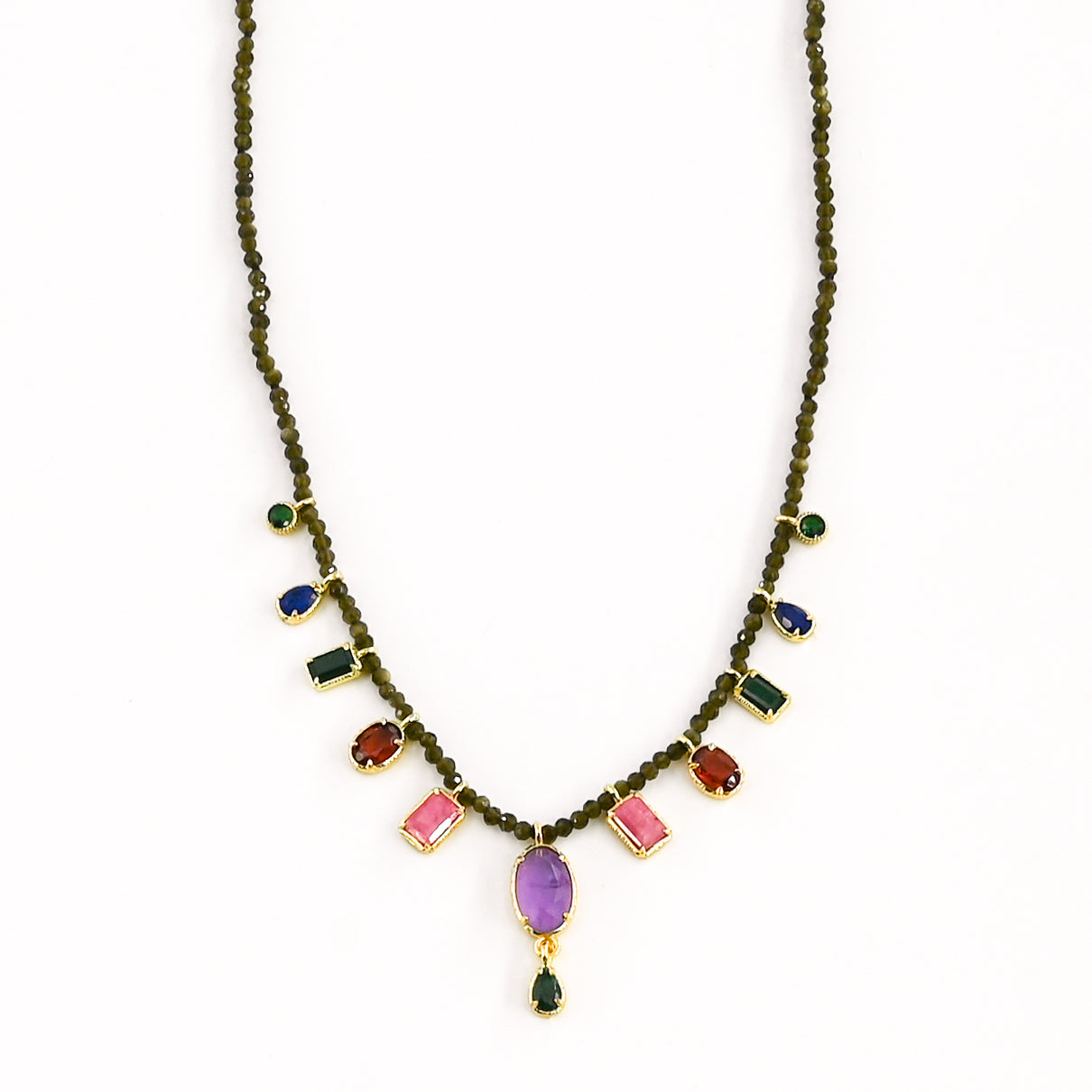 Collier NAORIA GRIS – Koumal